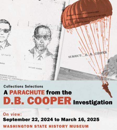 Parachute from D.B. Cooper investigation on display in Tacoma | News ...