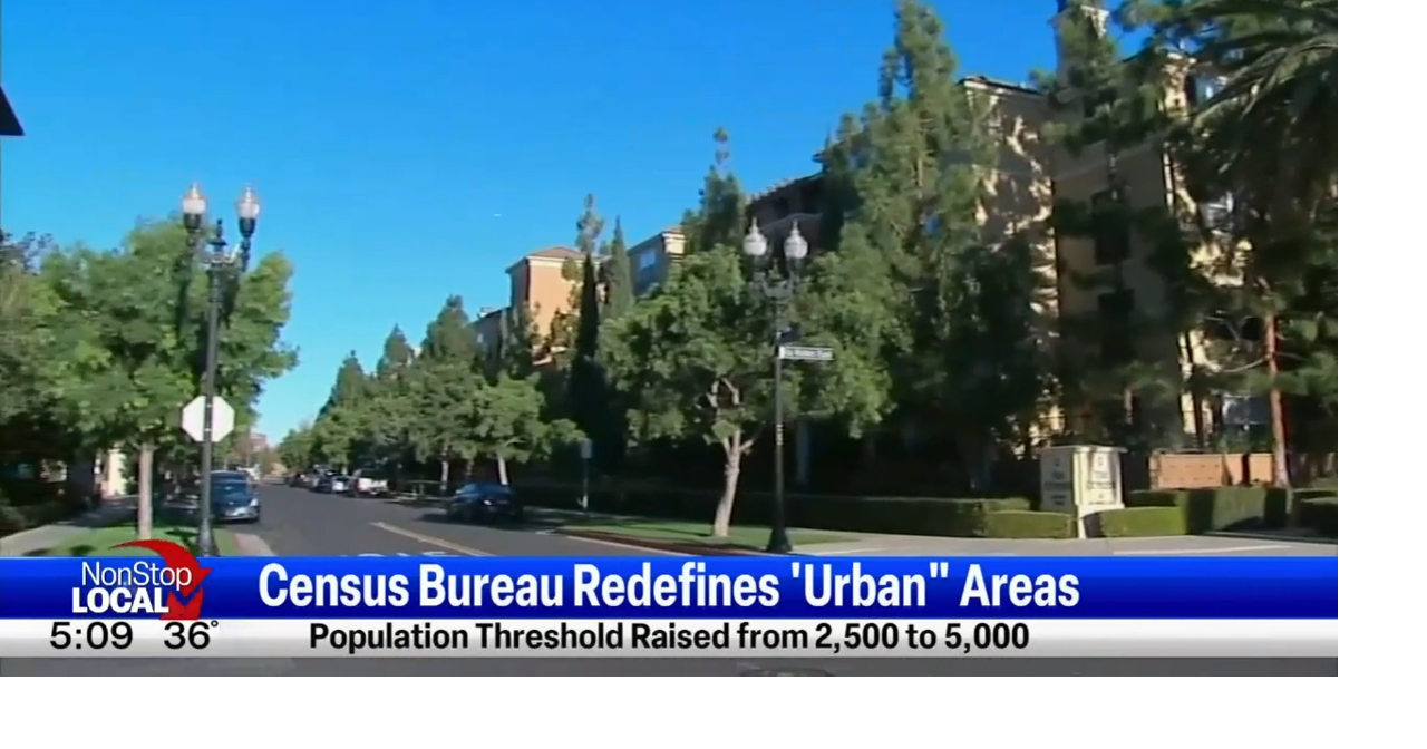 US Census Bureau redefines meaning of 'urban' America | Top Video ...