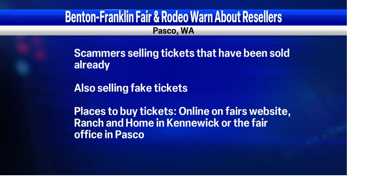 Fair warns of possible ticket sales scam | News | nbcrightnow.com