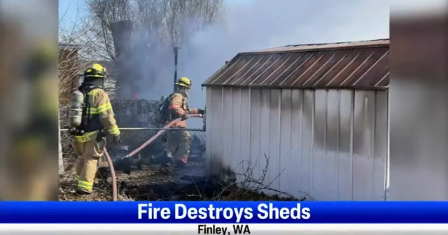 Fire destroys two sheds in Finley | News | nbcrightnow.com