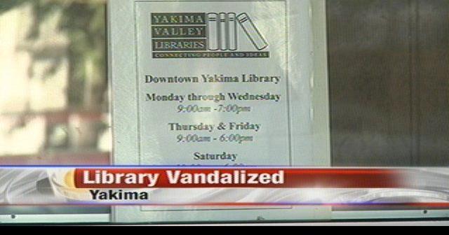 Yakima Library vandalized twice | News | nbcrightnow.com