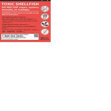 Washington Poison Center warns of the potential of shellfish poisoning ...