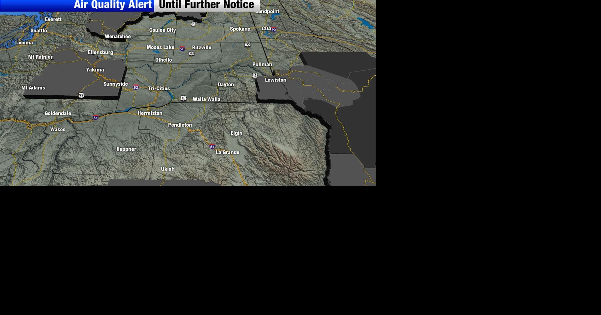 A breath of fresh air this morning with good air quality, but hazy ...