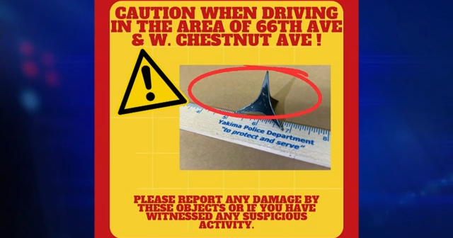 Sharp objects thrown in street make for dangerous driving in Yakima ...