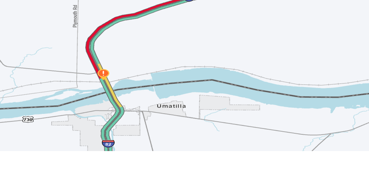 Lane reopened on eastbound I-82 after crash on Umatilla Bridge | News ...