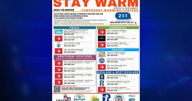 Temporary warming centers to open around the Tri-Cities | News ...