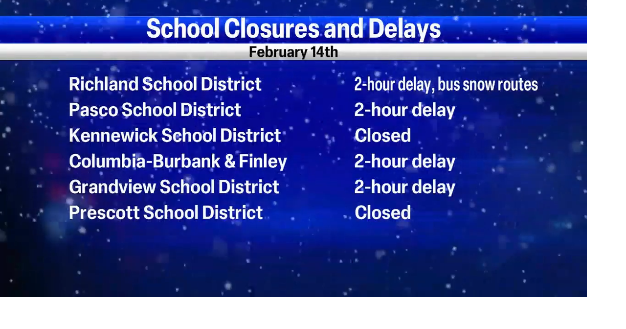 snow school closures