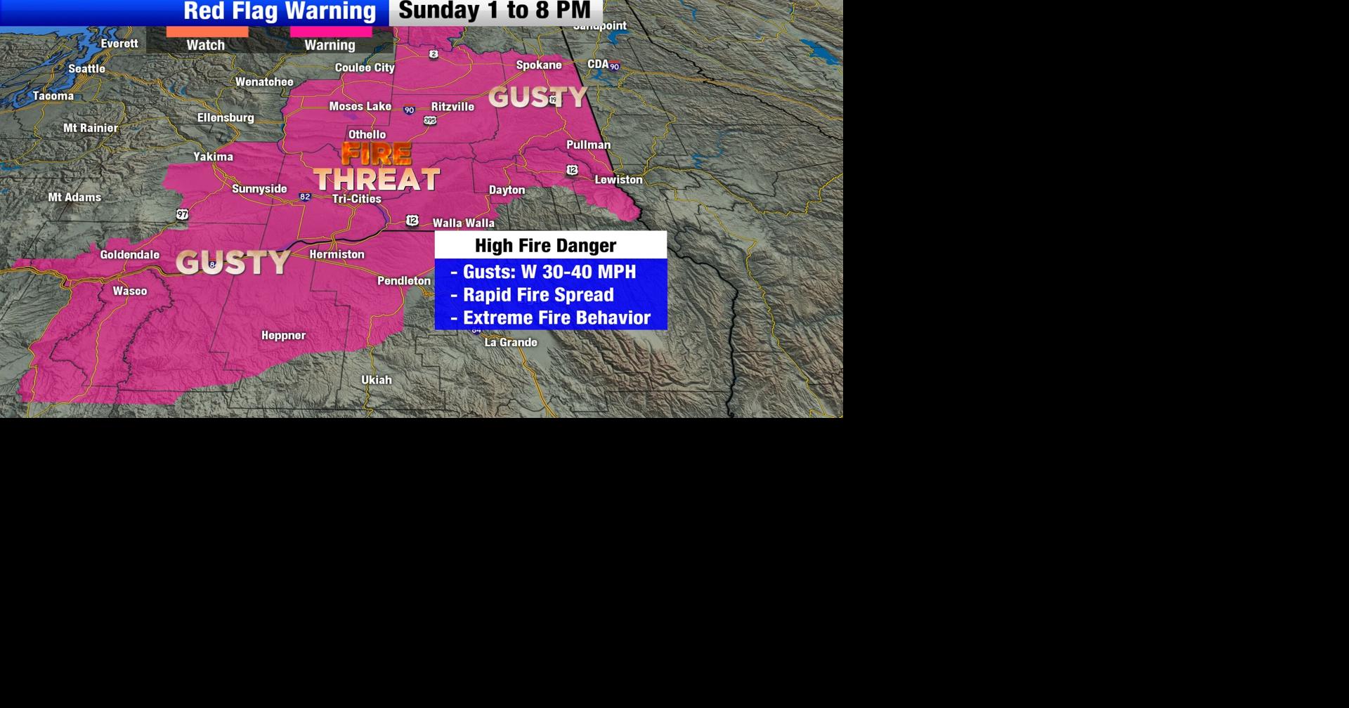 Weather Alert Sunday - Red Flag Warning | Weather | nbcrightnow.com
