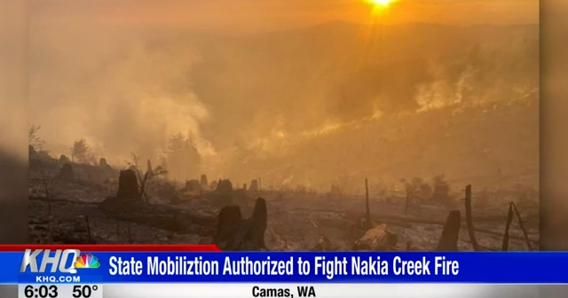 Washington state wildfire burning out of control, forcing thousands to ...