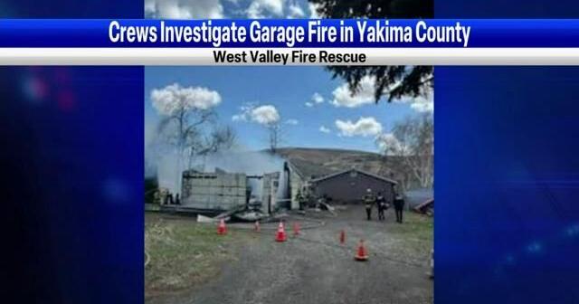 Heavy damage to garage after fully involved fire | Fire | nbcrightnow.com