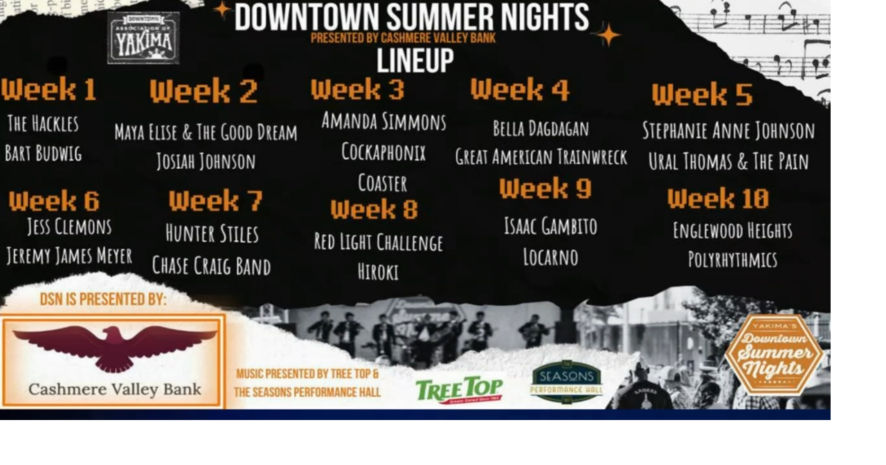 Downtown Summer Nights announces band lineup | News | nbcrightnow.com