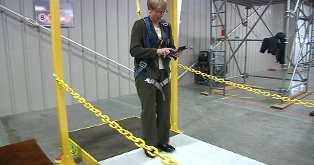 Slip Simulator Teaches Workers How To Walk | Archives | nbcrightnow.com