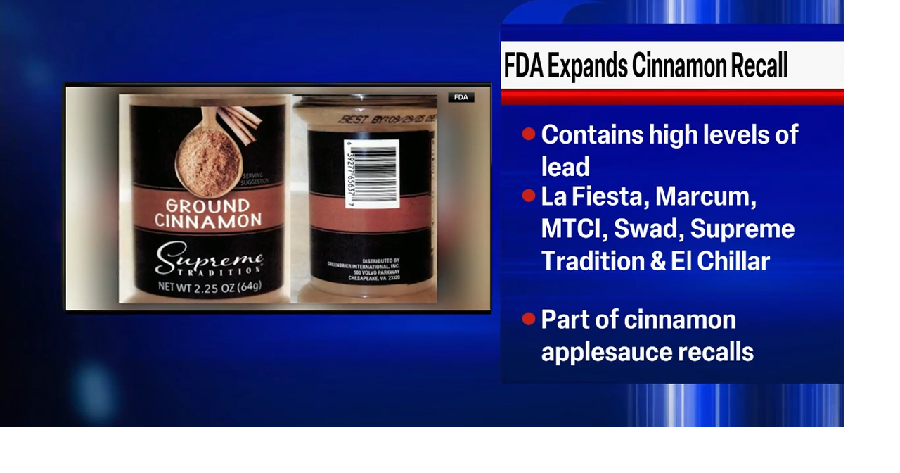 Recall Alert: Lead in Cinnamon | News | nbcrightnow.com