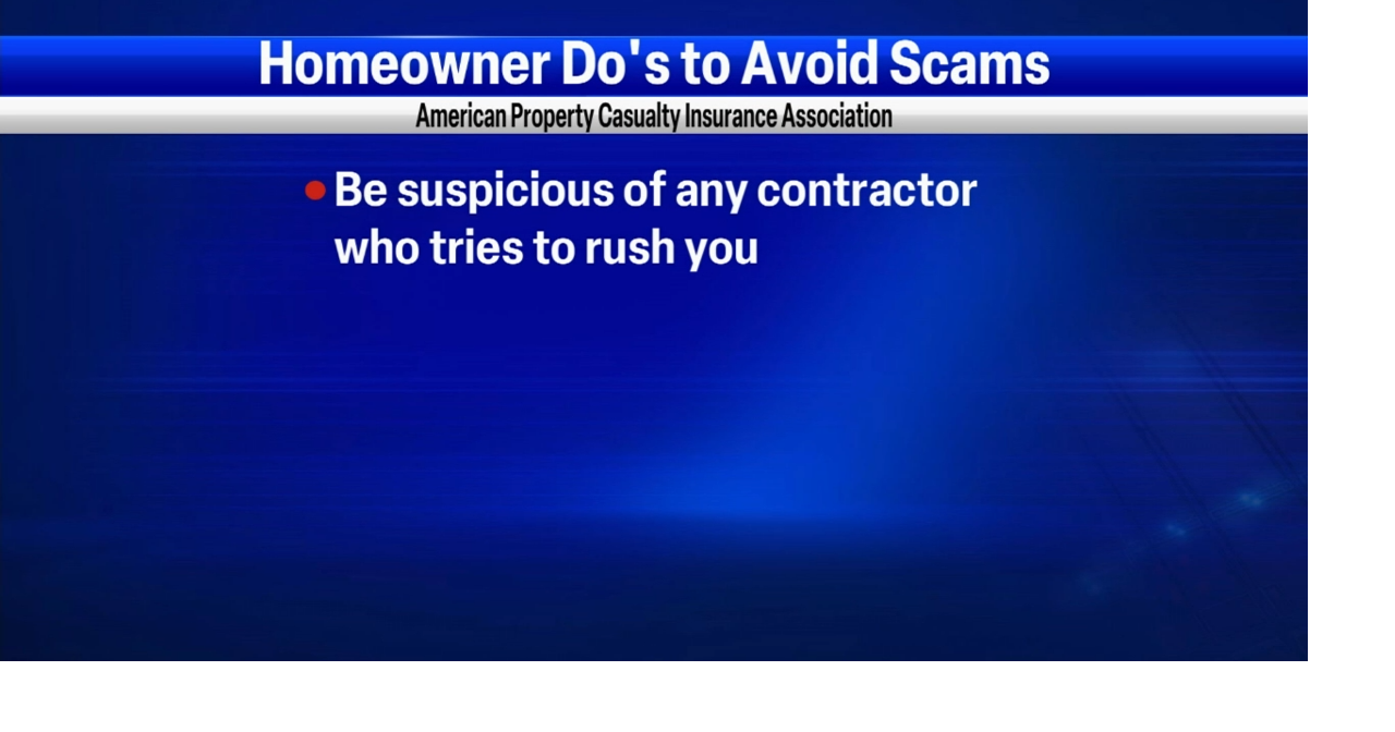 Insurers are asking homeowners to use caution when hiring contractors ...