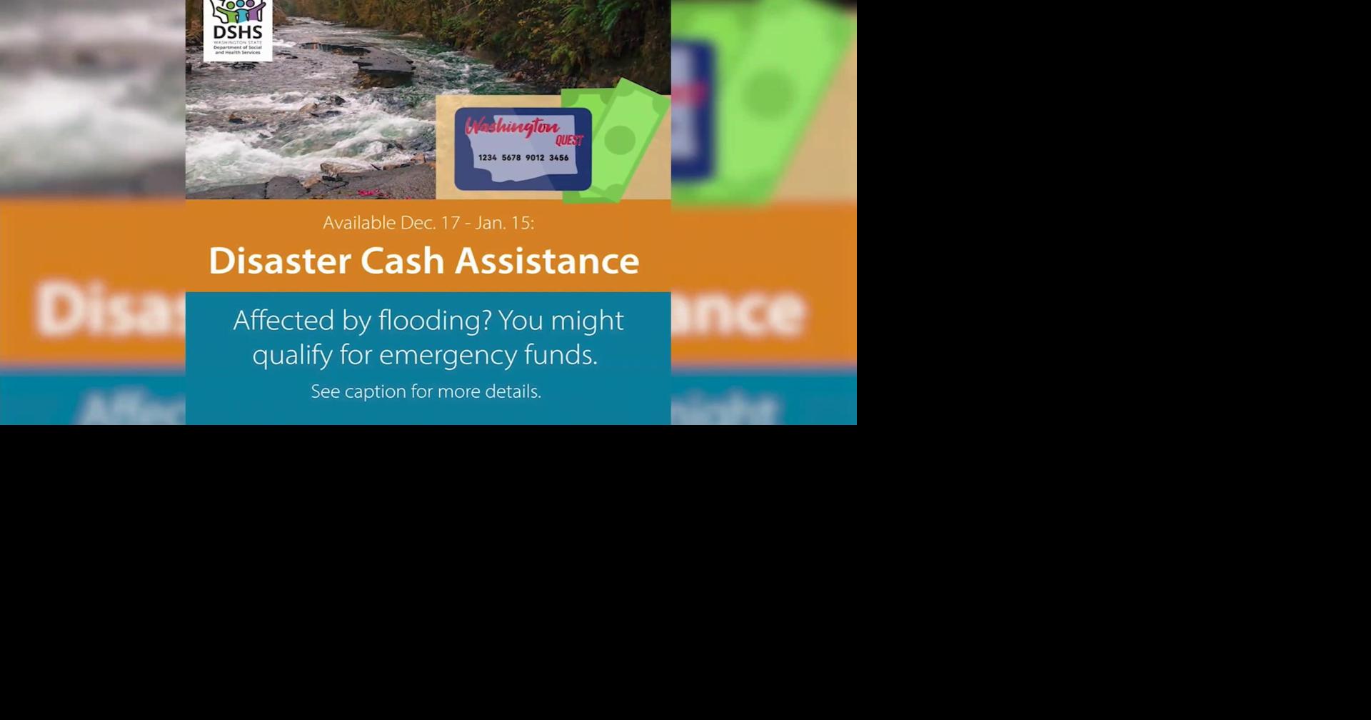 Disaster cash assistance available for counties in Washington state ...