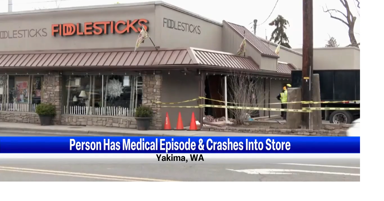 Car crashes into Fiddlesticks in Yakima, no serious injuries | News ...