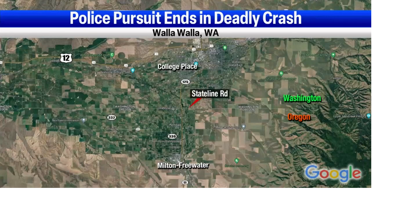 Man dead following pursuit, car crash near Walla Walla | News ...
