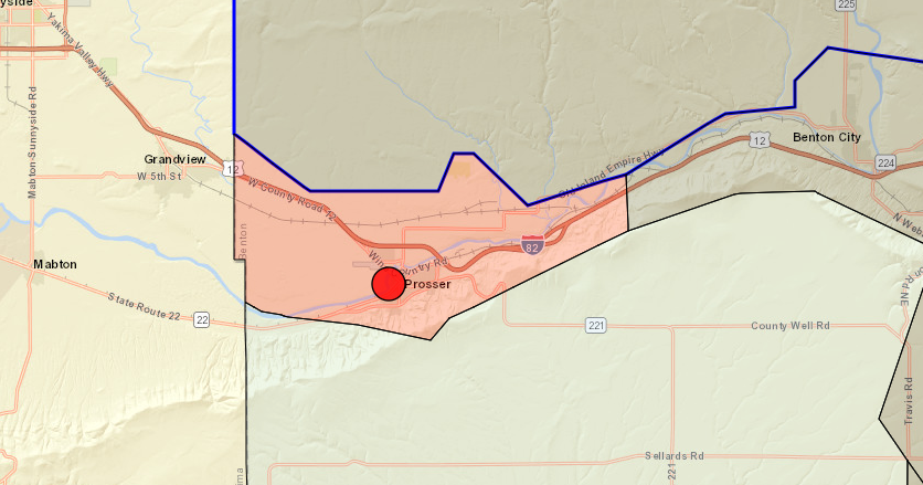 Power restored to more than 500 homes in Prosser after two hours in 90 ...