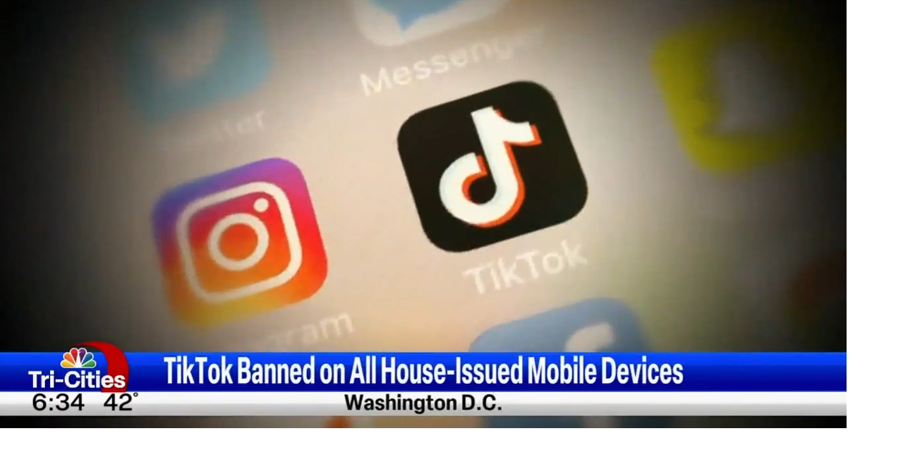TikTok banned on all House-issued mobile devices | News | nbcrightnow.com