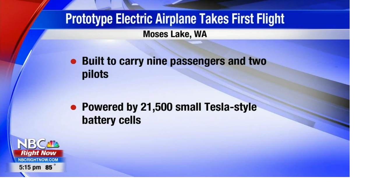 Prototype electric airplane takes first flight | Top Video ...