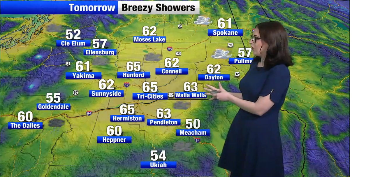 Stray showers Sunday with typical spring conditions through the work ...