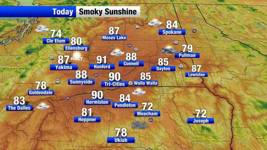 A breath of fresh air this morning with good air quality, but hazy ...