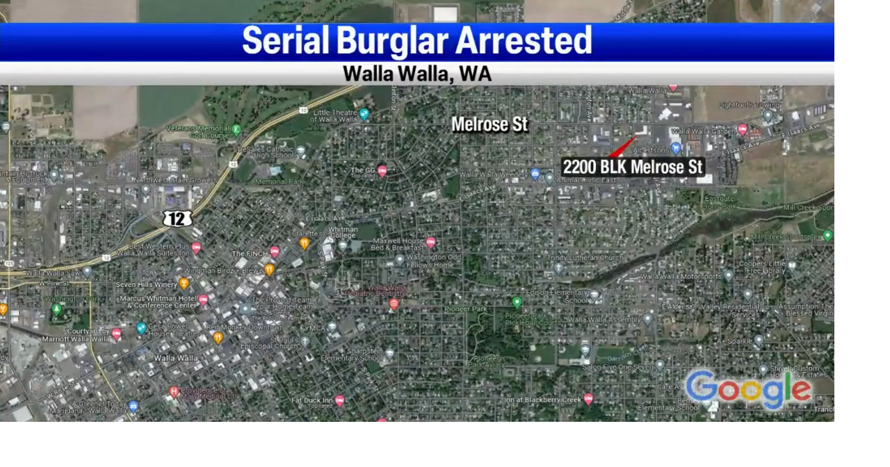 "Notorious" serial burglar arrested in Walla Walla | News | nbcrightnow.com