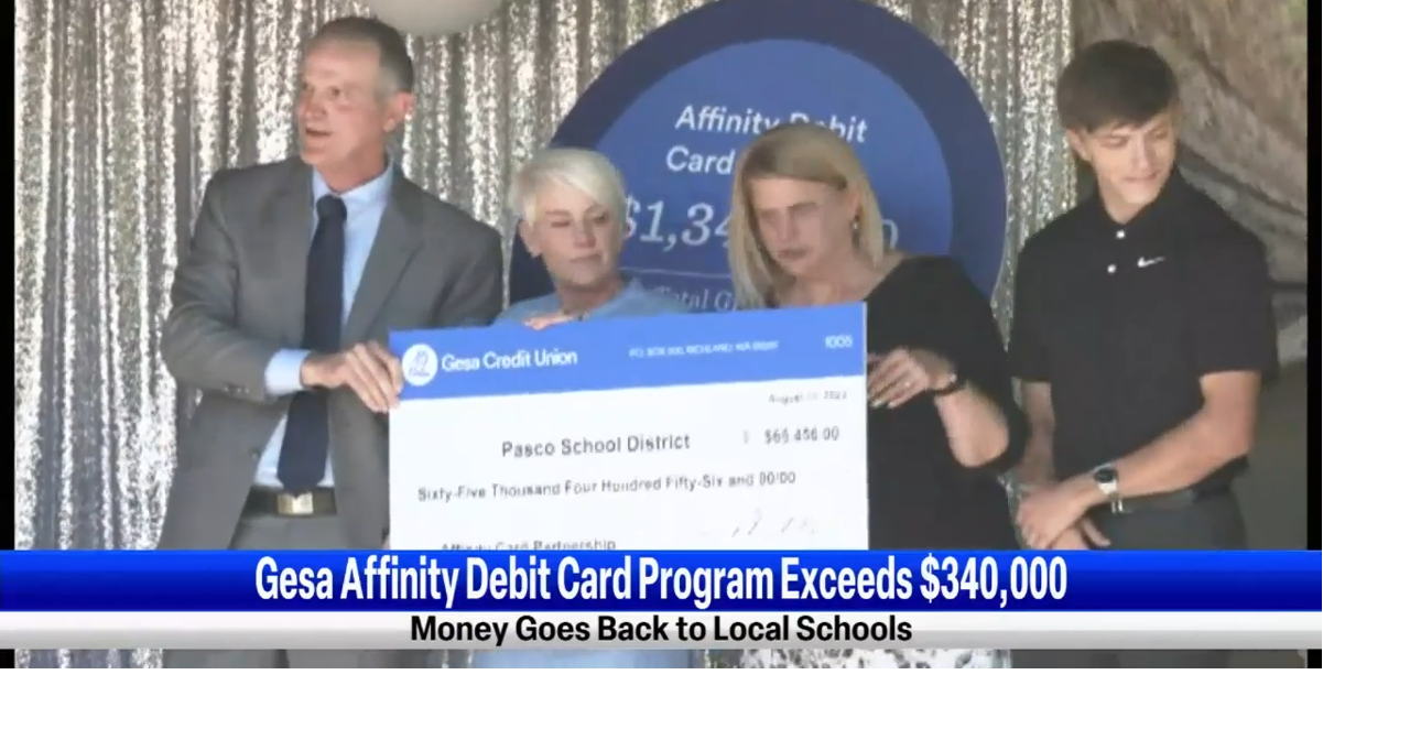 Gesa's affinity debit cards earn over $340,000 for local schools | News ...