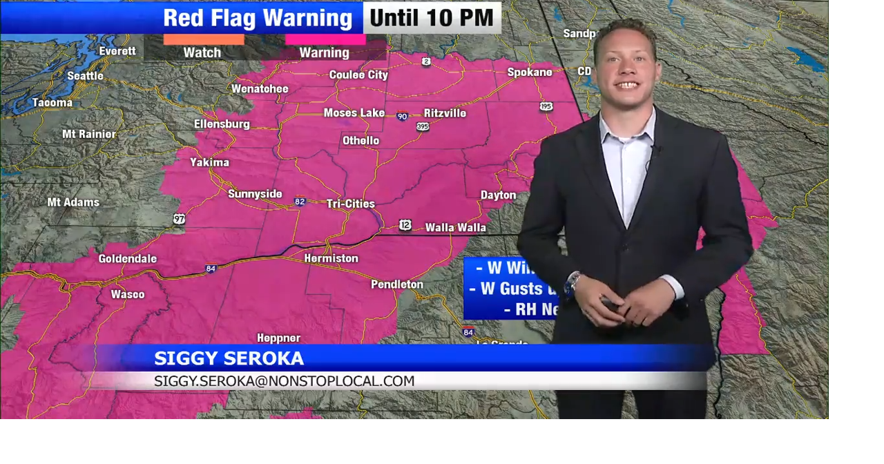 Critical fire weather across Eastern Washington and Northern Oregon ...