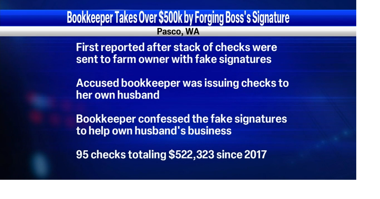 Probable cause says bookkeeper took over $500K in fraudulent checks ...