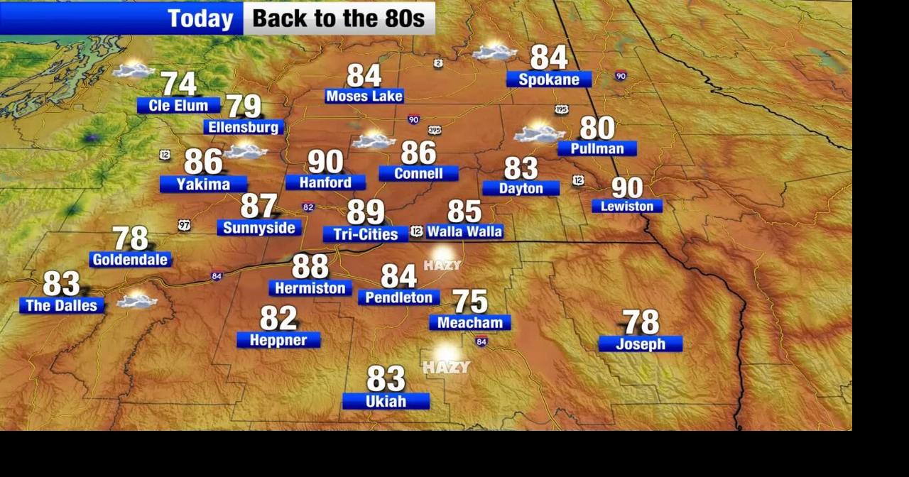 Still warm and mostly sunny before an upper low brings Fall-like ...