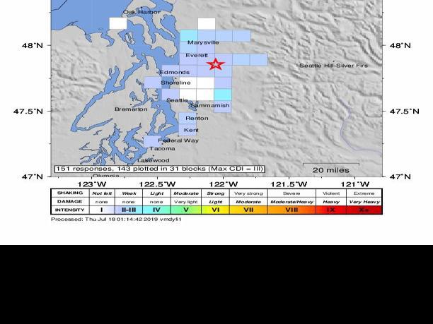 A 3.0 magnitude earthquake hits the Puget Sound Wednesday night ...