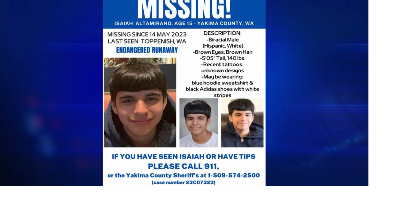 Missing Yakima County teen | News | nbcrightnow.com