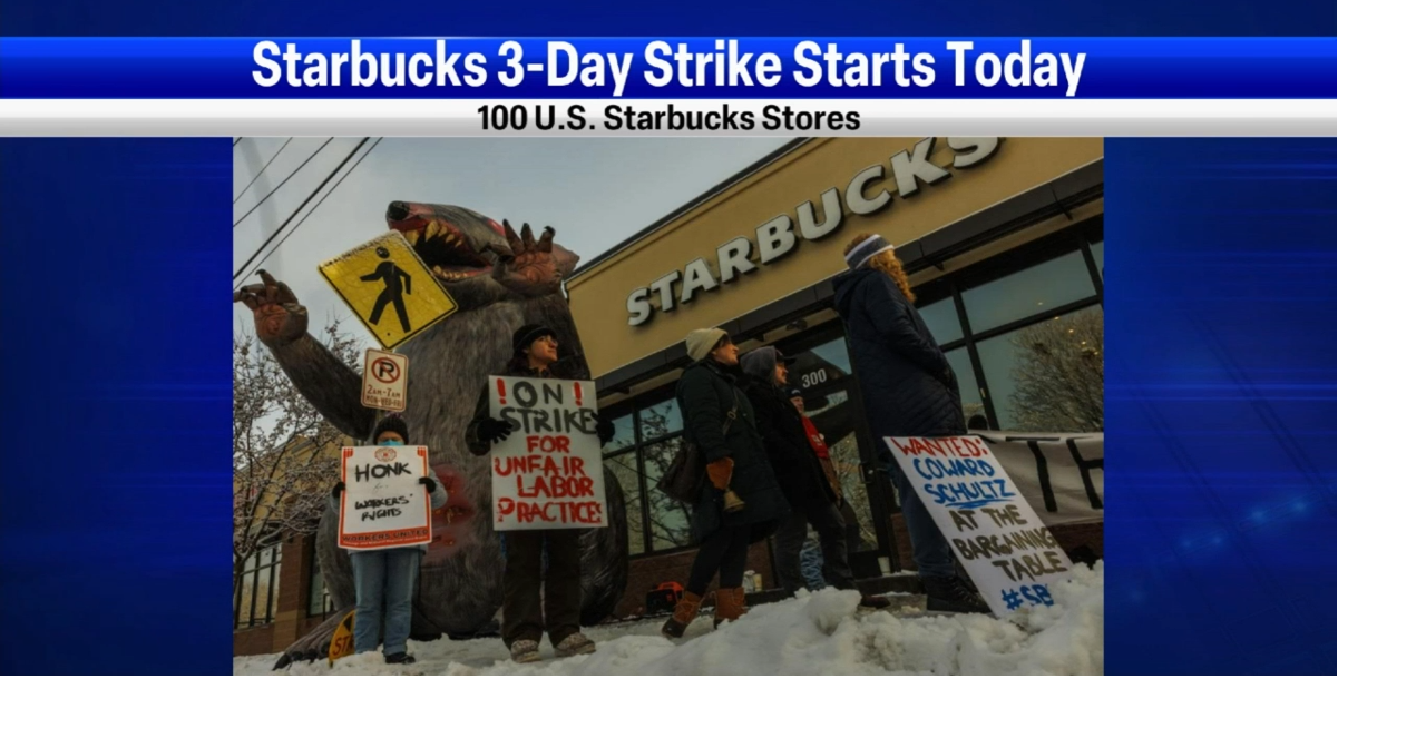 Starbucks Baristas To Walk Out Today Top Video