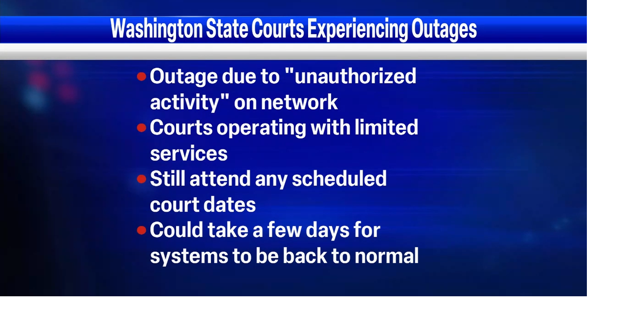 Washington Courts network down for 'unauthorized activity' | News ...