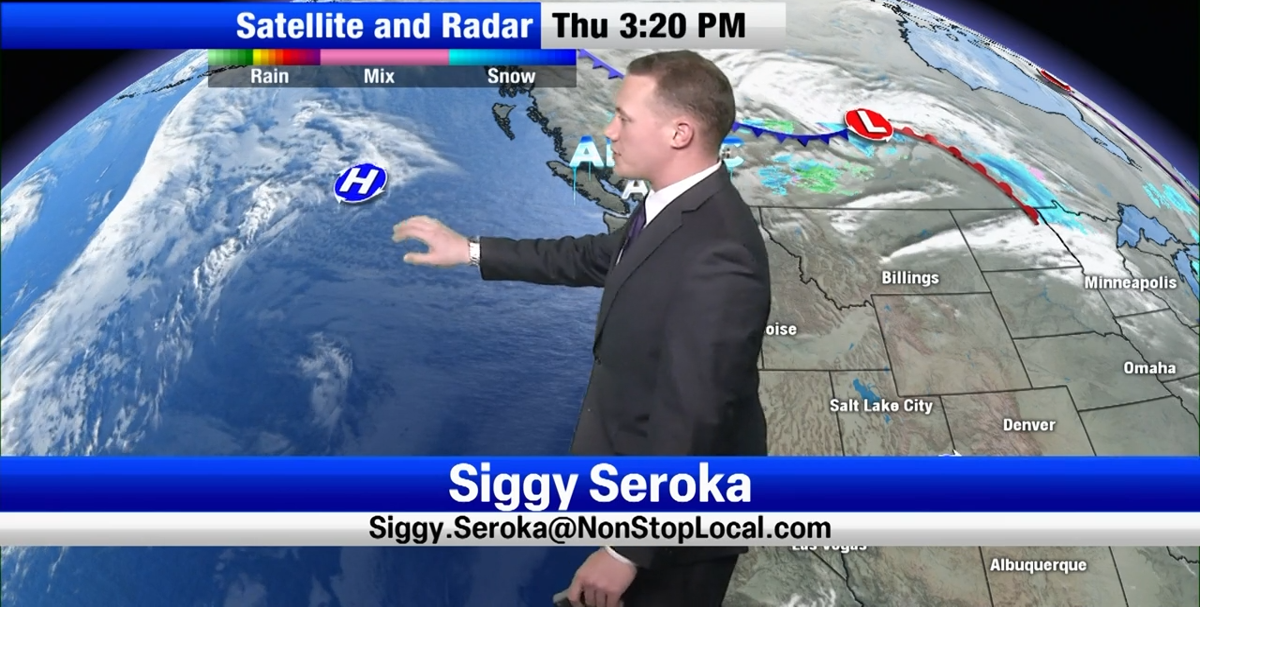 Cold and clear through Thursday night with a few clouds near the Blue ...