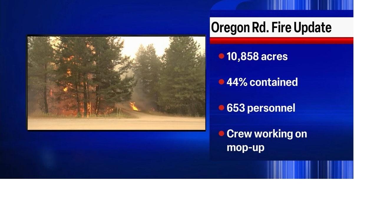 Morning news and weather update: Oregon Rd fire 44% contained, late ...