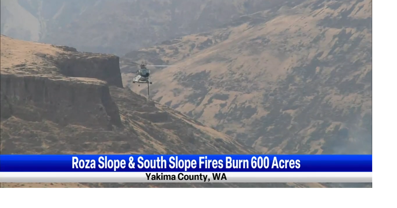 Two fires burning in Yakima Canyon | Top Video | nbcrightnow.com