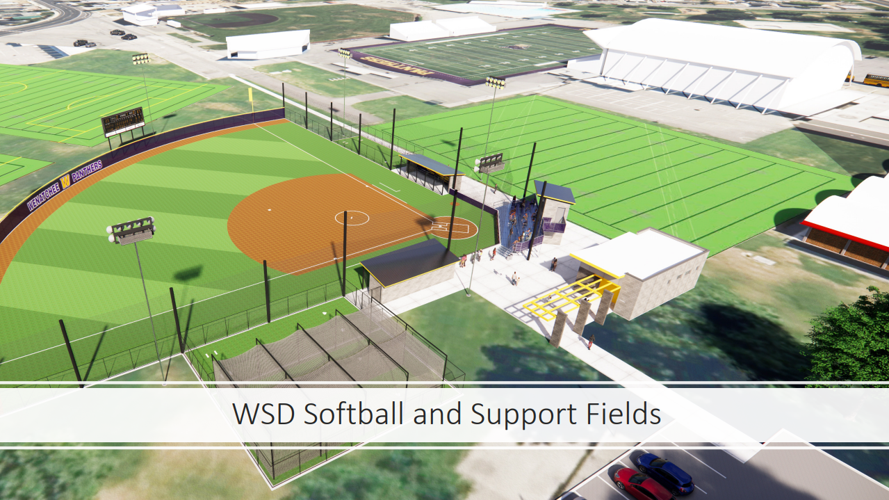 Varsity softball field designs presented at board meeting, project is ...
