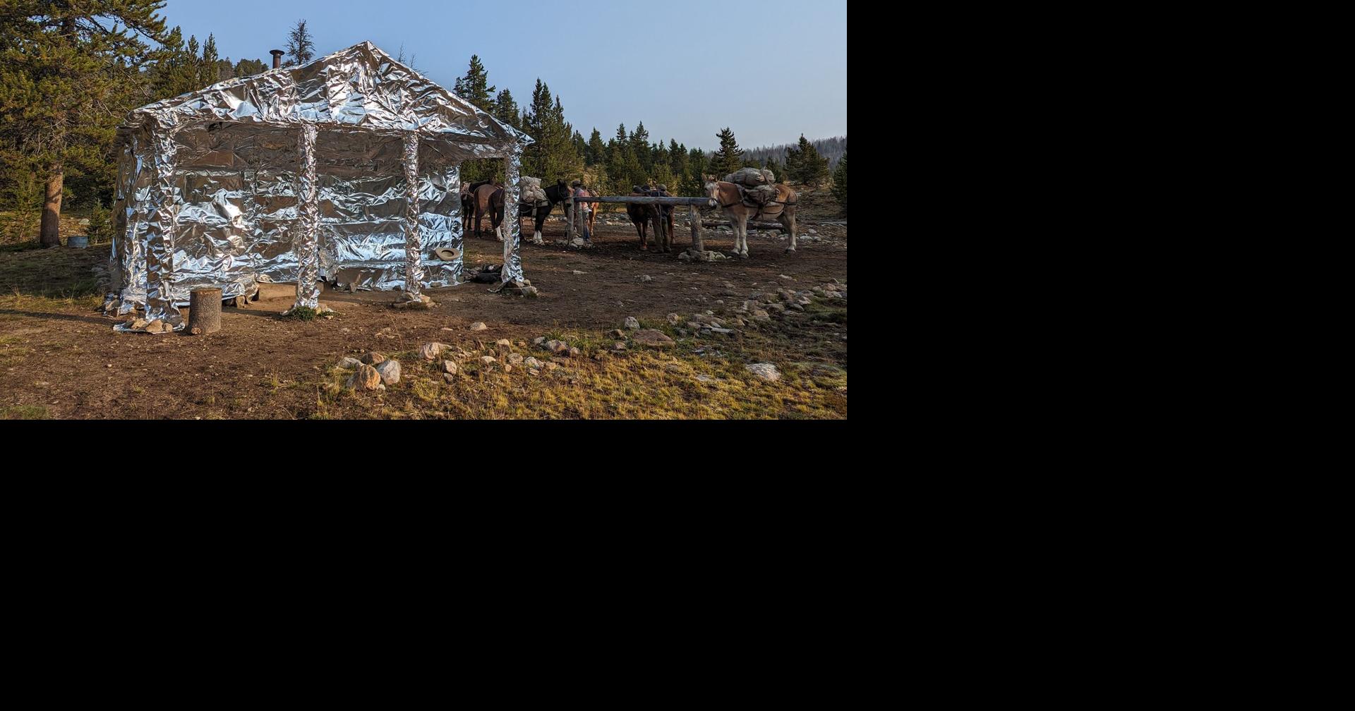 Spanish Camp Cabin wrapped for wildfire protection | News | ncwlife.com