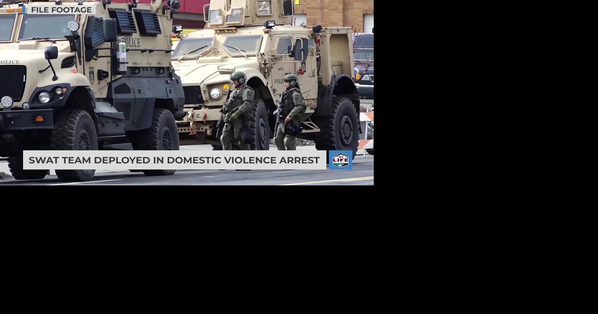 Swat team deployed in domestic violence arrest | Videos | ncwlife.com