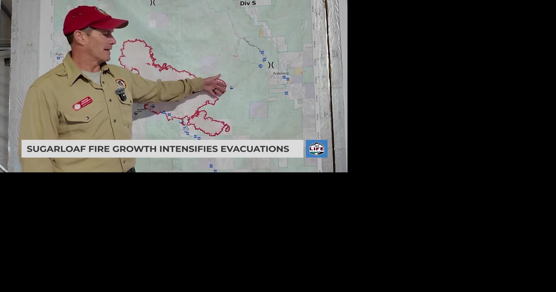 Sugarloaf fire growth intensifies evacuations | Videos | ncwlife.com