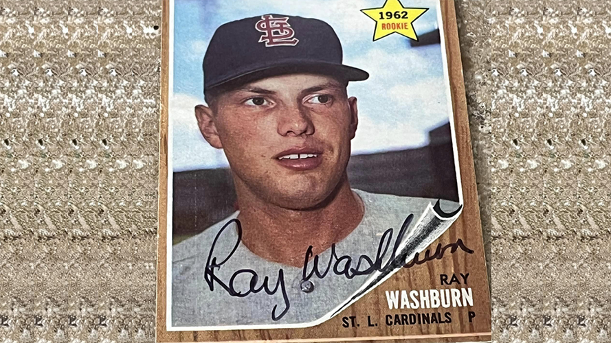 Former MLB pitcher Ray Washburn celebrates a special anniversary ...