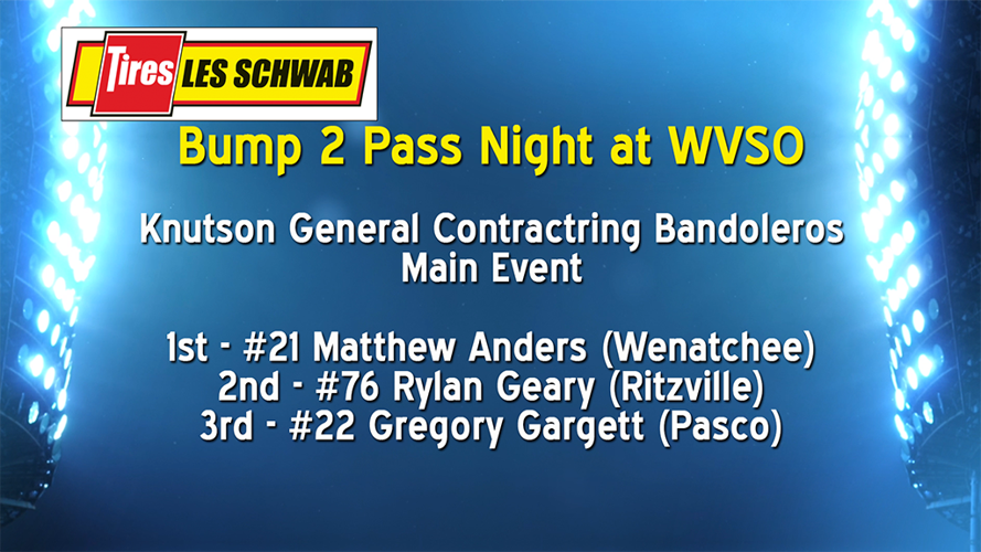 Auburn's Timlick wins Bump 2 Pass night at WVSO | Sports | ncwlife.com