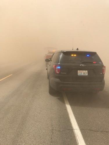 Major dust storm closes highway near Dusty, Washington | Wenatchee ...