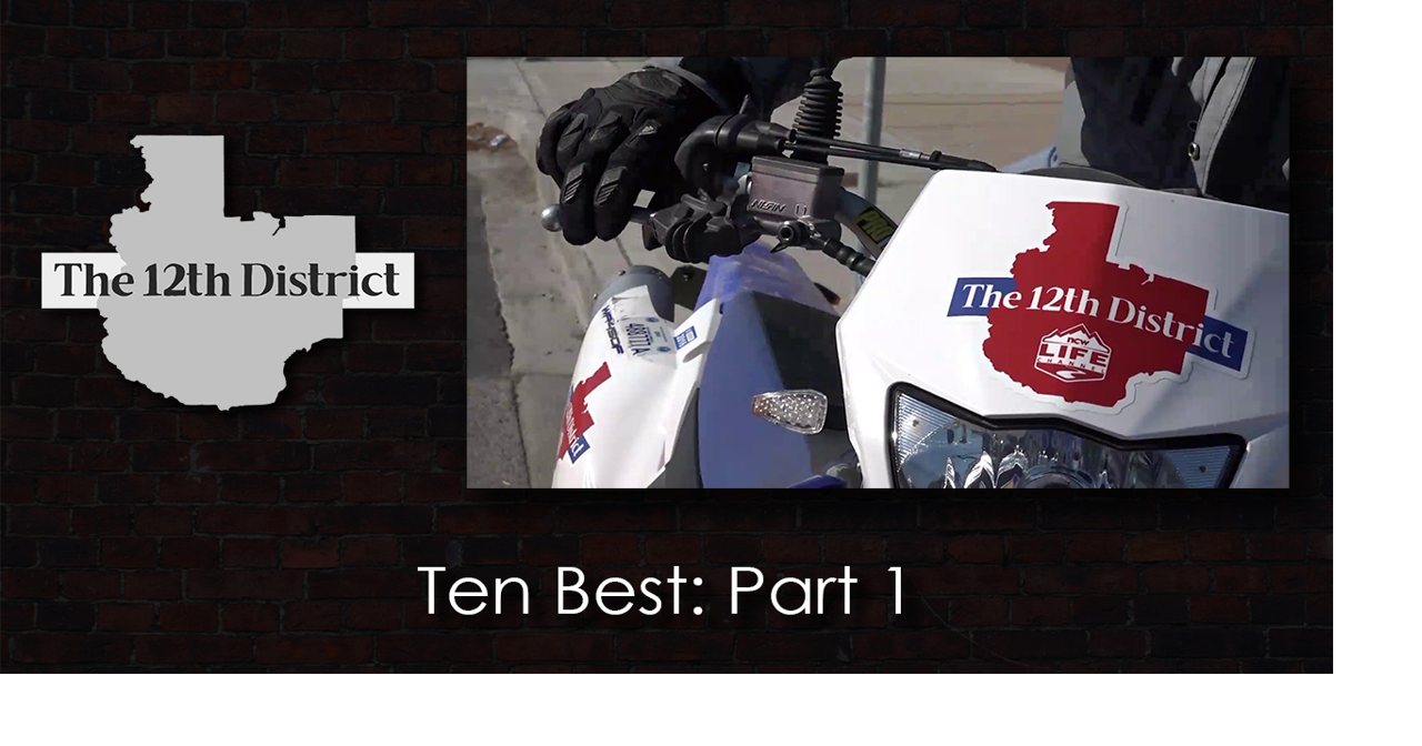 The 12th District – Ten Best Part 1 – September 3, 2019 | The 12th ...
