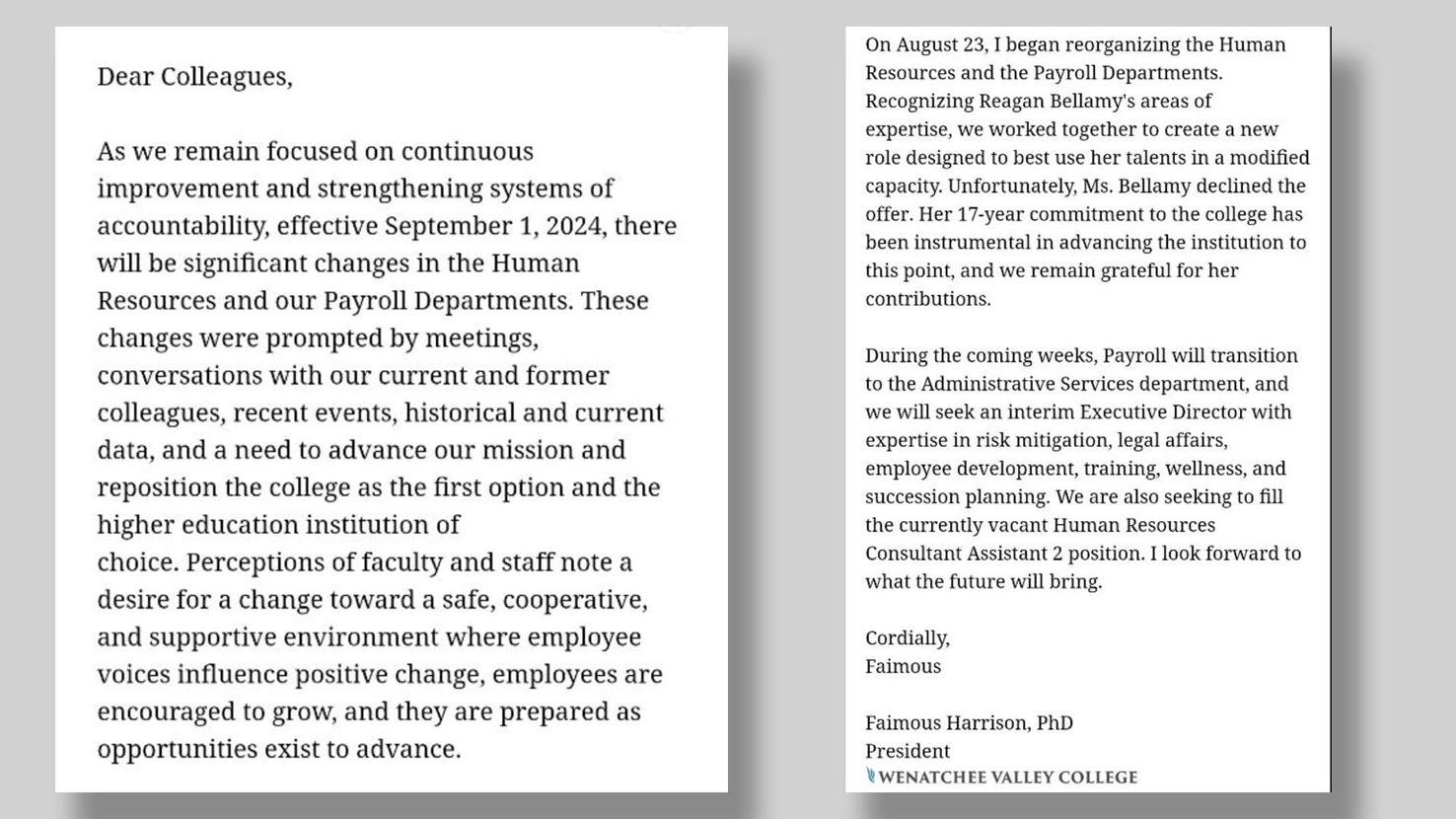 Nearly 100 employees have left Wenatchee Valley College since January ...