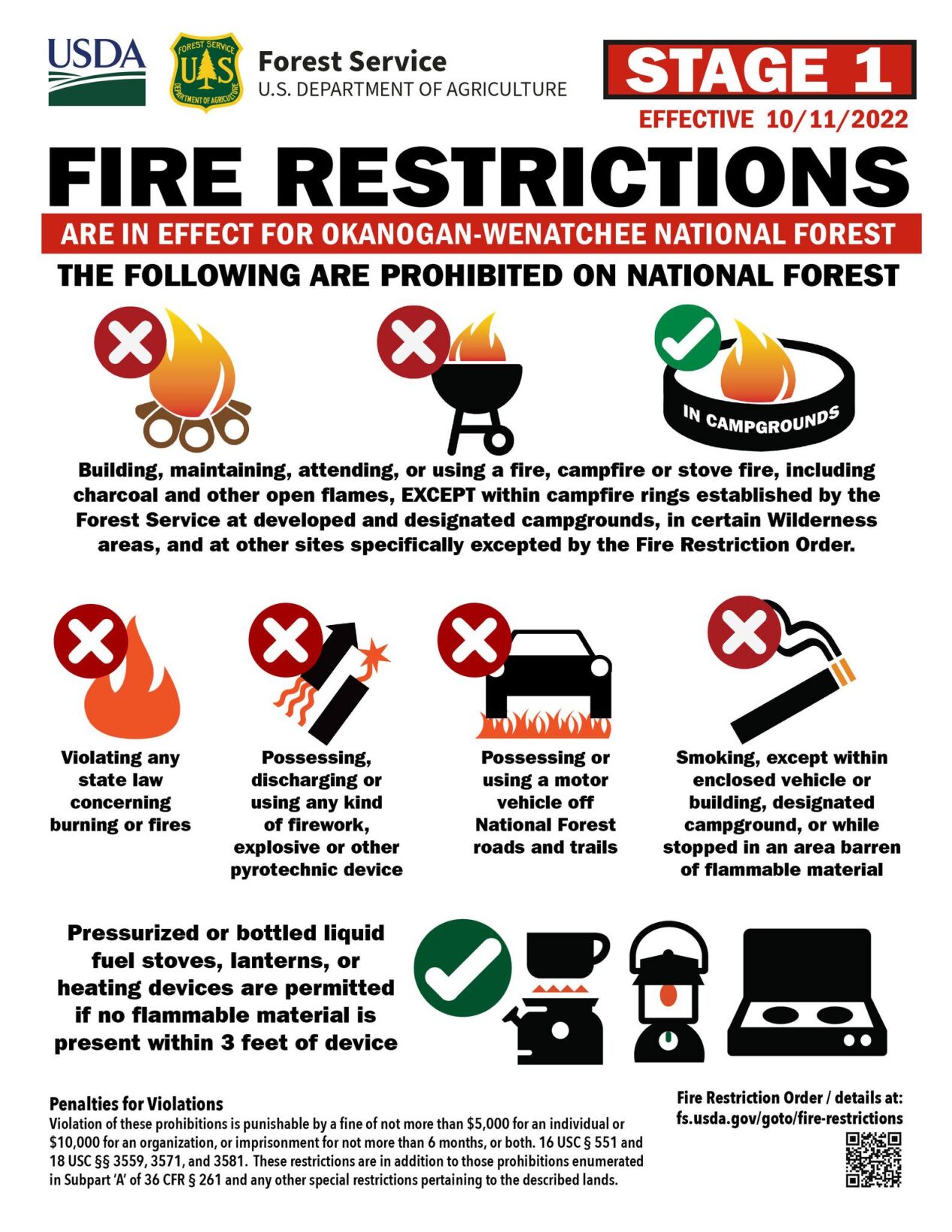 Fire restrictions eased in Okanogan-Wenatchee National Forest | News ...