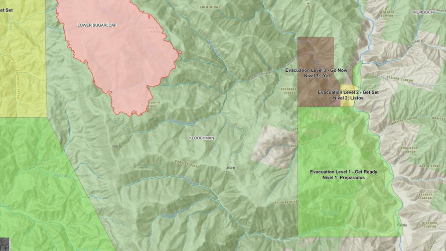 Sugarloaf Fire swells, threatens Ardenvoir and upper Mad River basin ...