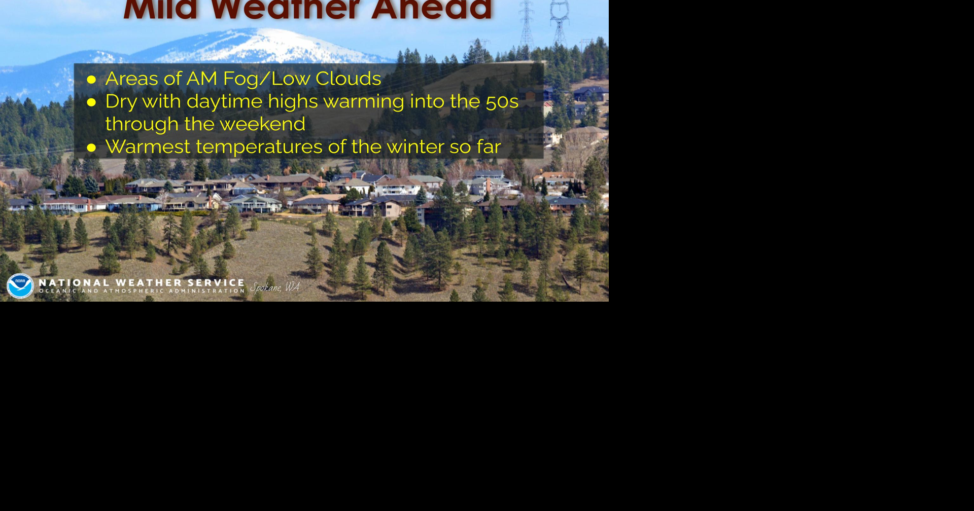 MIld and Sunny Weather Ahead | Weather | ncwlife.com